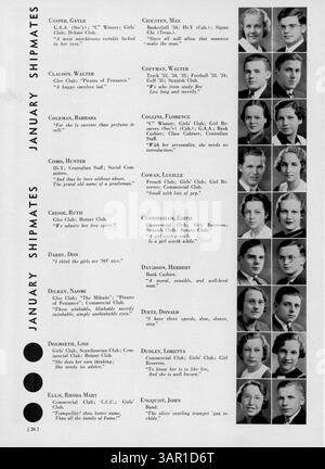 The 1936 'Centralian' yearbook from Central High School captures the ...