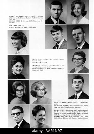 The 1965 South High yearbook captures a snapshot of student life ...