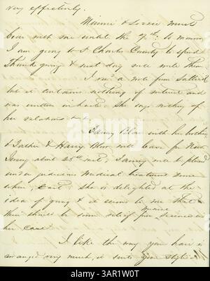 This letter from Henry T. Blow to his wife Susan (Susy) discusses ...