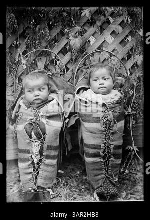 This photograph by Lee Moorhouse depicts a Cayuse tribal woman named ...