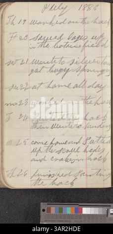 This diary from August 1, 1880, to January 4, 1884, consists of ...