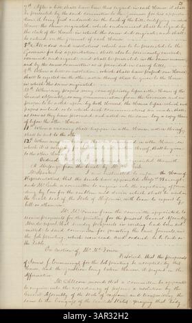 Minutes of the Missouri House of Representatives meetings in St. Louis ...