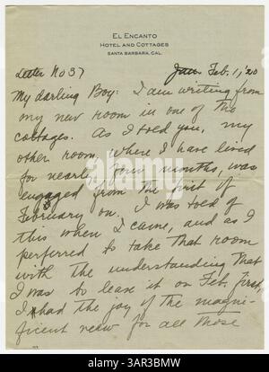 Sara's letter from London to Ernst on July 26, 1927, describes her ...