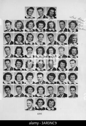 The 1948 yearbook from North Central Bible Institute captures the ...