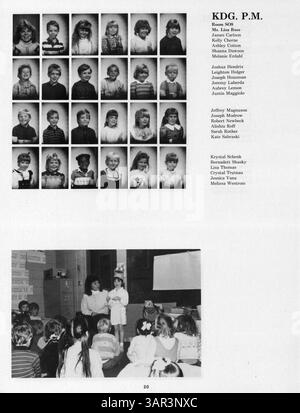 The Oxbow Creek Elementary School Yearbook 1988 documents students ...
