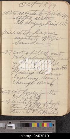 This diary, spanning April 15, 1879, to July 31, 1880, includes daily ...