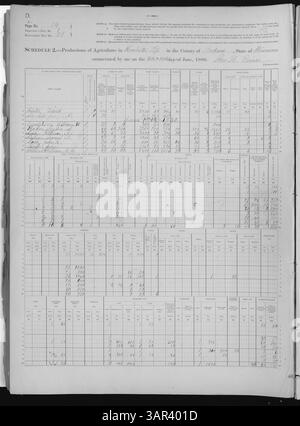 This 1880 agricultural census volume for Missouri documents farm ...