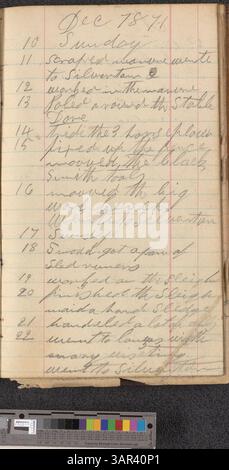 This diary, spanning from January 1, 1870, to June 29, 1872, contains ...