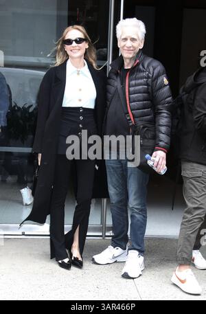April 16 2025 David Cronenberg and Diane Kruger press tour for new ...
