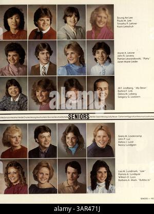 The 1984 Park Center High Yearbook, Signs of the Times, captures the students, teachers ...