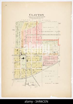 The 1909 plat book of St. Louis County, Missouri, includes 138 pages of ...