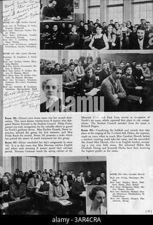 The 1937 Polaris yearbook from North High School features key moments ...