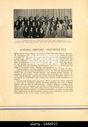 The 1930 North High Yearbook, titled Polaris, captures key moments of ...