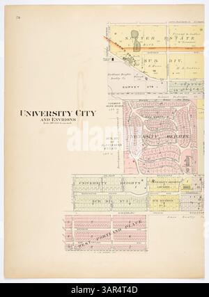 The 1909 Plat Book of St. Louis County contains 138 pages of detailed ...