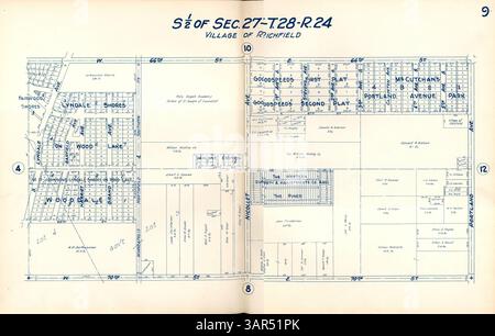 The atlas of the Village of Richfield, Minnesota, presents a complete ...