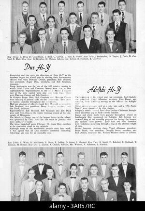The 1952 St. Louis Park High School Yearbook, titled 'Echowan 52 ...
