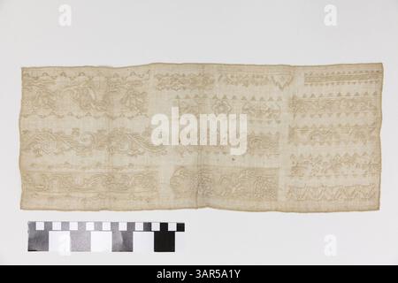 The Drawnwork Sampler of Alvina Henrietta Von Angelrodt, created while ...