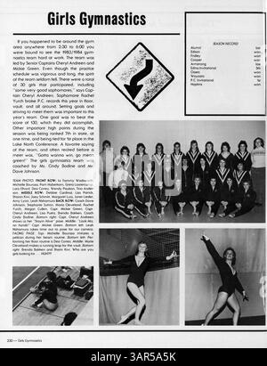 This 1984 yearbook, 'Signs of the Times,' captures key events, students ...