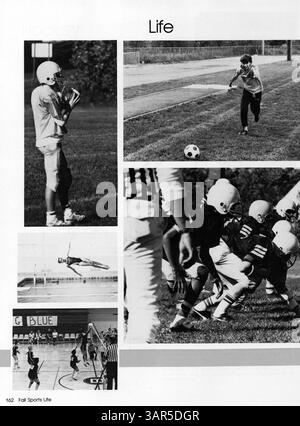 This 1983 edition of the Breck Yearbook features athletics, student ...