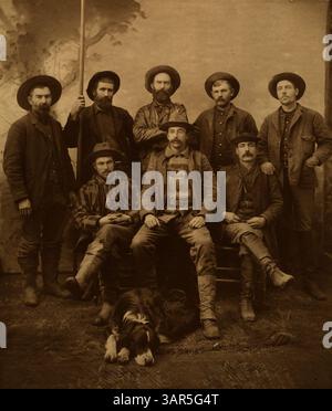 This group portrait by Frazier A. Boutelle captures a set of cavalrymen ...