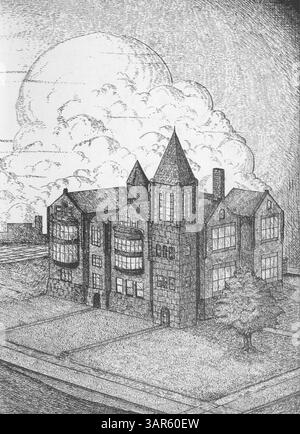 The 1953 'Tiger' Yearbook of South High School presents a detailed ...