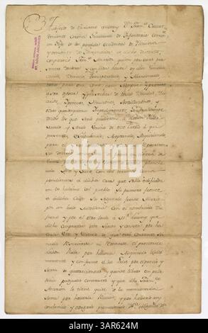 This historical document, dated April 23, 1609, captures significant ...