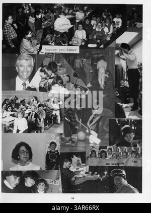 The 1988 yearbook from Oxbow Creek Elementary School provides a record ...