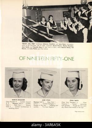 This 1951 yearbook captures student and teacher life during the 1950 ...