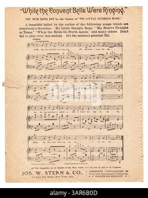 'In the Valley Where the Bluebirds Sing' is a minstrel ballad ...