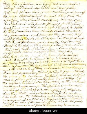 This letter, written by Thomas S. Hawley on October 8, 1865, from ...