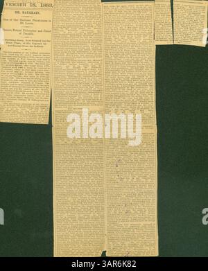 A 1883 newspaper clipping from the Missouri Republican features Antoine ...