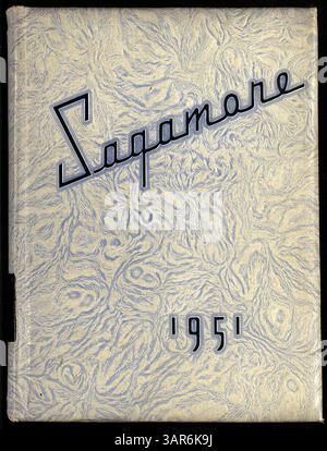 This 1951 Roosevelt High School yearbook, known as the Sagamore ...