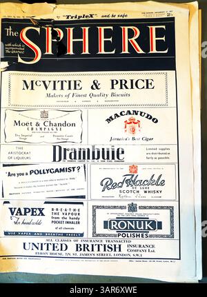 1950s UK Illustrated Magazine Cover Stock Photo - Alamy