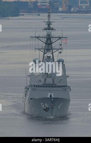 HMAS Sydney a Hobart Class guided missile destroyer (DDG) moored at ...