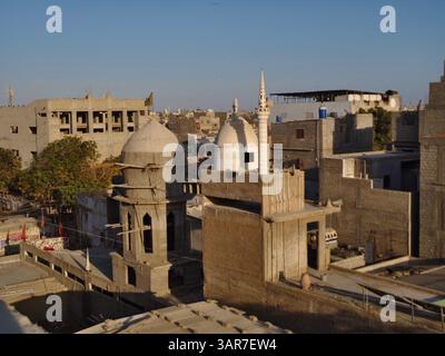 Aerial view of Landhi Korangi Industrial Area Karachi Stock Photo - Alamy