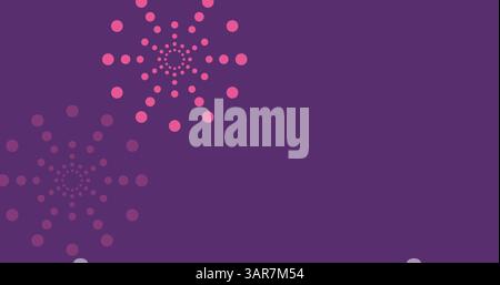 Image of falling stars over purple background Stock Photo - Alamy