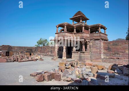 Partial view of the Shiv Mandir and Mahanal Mandir Complex, Menal ...