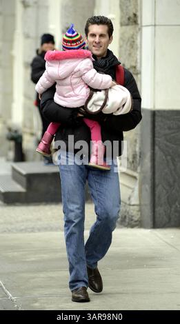 Jason Hoppy out with his daughter Bryn Hoppy on a sunny day Featuring ...