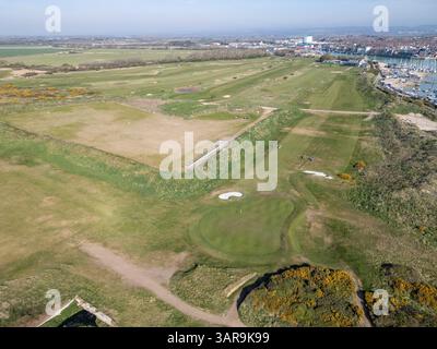 aerial view of Littlehampton, Sussex Stock Photo - Alamy