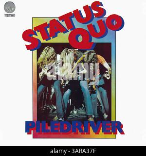 Status Quo - Piledriver - Vintage vinyl album cover Stock Photo - Alamy