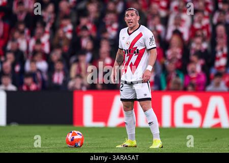 Alfonso Espino of Rayo Vallecano during the La Liga EA Sports match ...