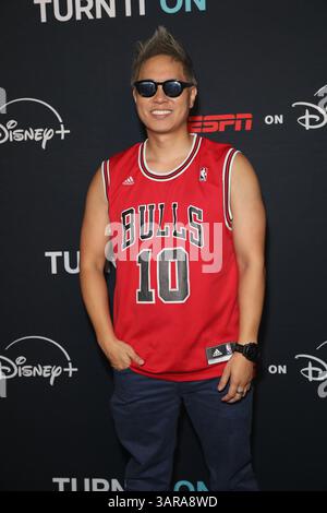 April 17, 2025: ANDY TRIEU attends the ESPN on Disney+ Launch Party at ...