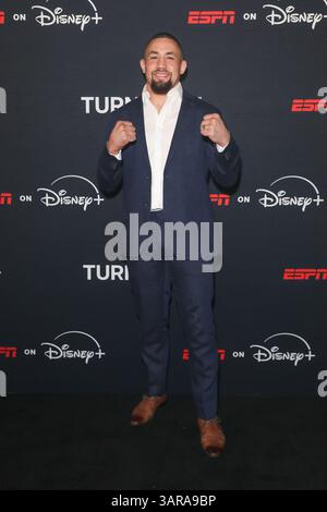 April 17, 2025: ROBERT WHITTAKER attends the ESPN on Disney+ Launch ...