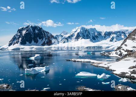 Mountain on Booth Island - Antarctica Stock Photo - Alamy
