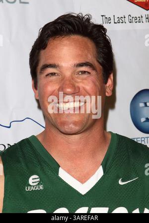 Dean Cain E League's celebrity basketball playoff game held at ...