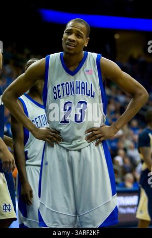 Notre Dame students look on during the Blue-Gold NCAA spring football ...