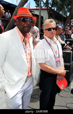 Michael Douglas,, at the Monaco Formula One Grand Prix Monte Carlo ...