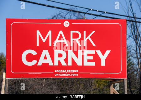 Mark Carney, Leader of the Liberal Party of Canada, embraces Prime ...