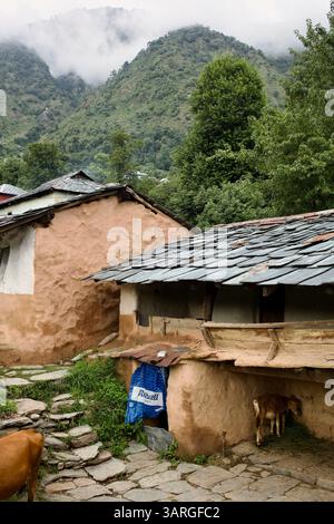 A mud house in a hillside area Stock Photo - Alamy