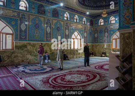 The interior of the Sakhi Temple, built in the 19th century, is an ...